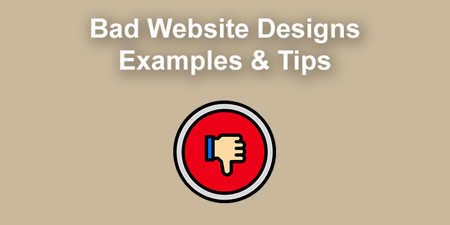 7 Bad Website Designs Examples Tips To Fix Them 
