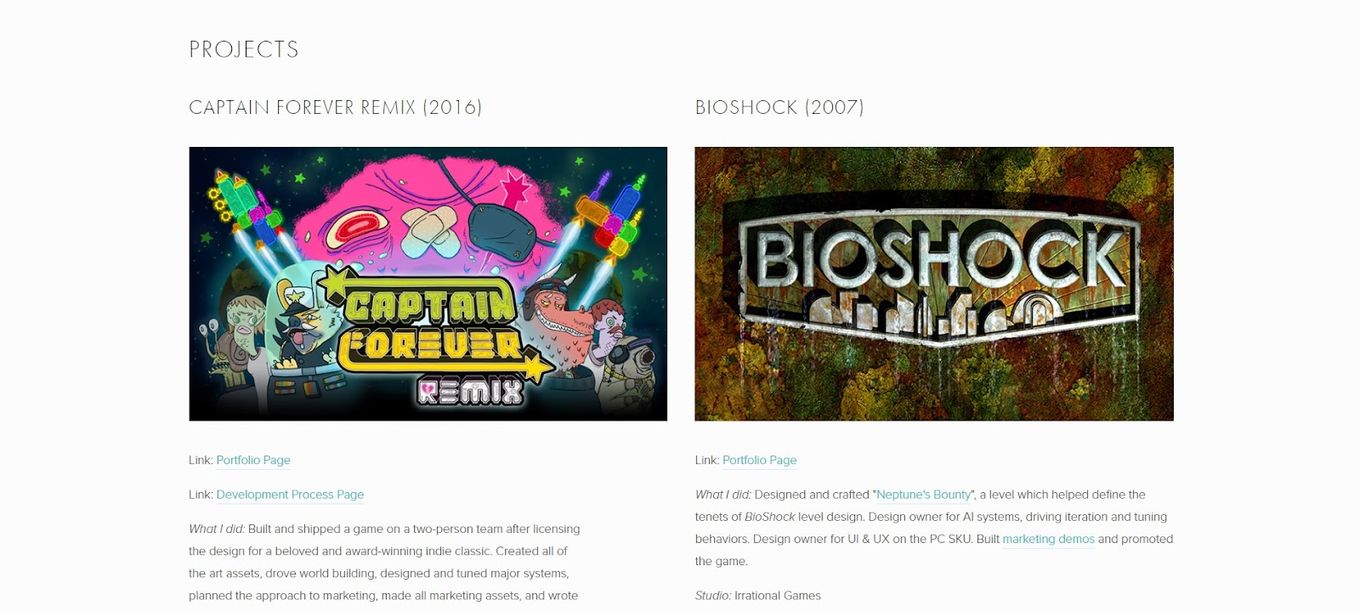 13 Game Design Portfolios Examples That Help You Get Hired Alvaro