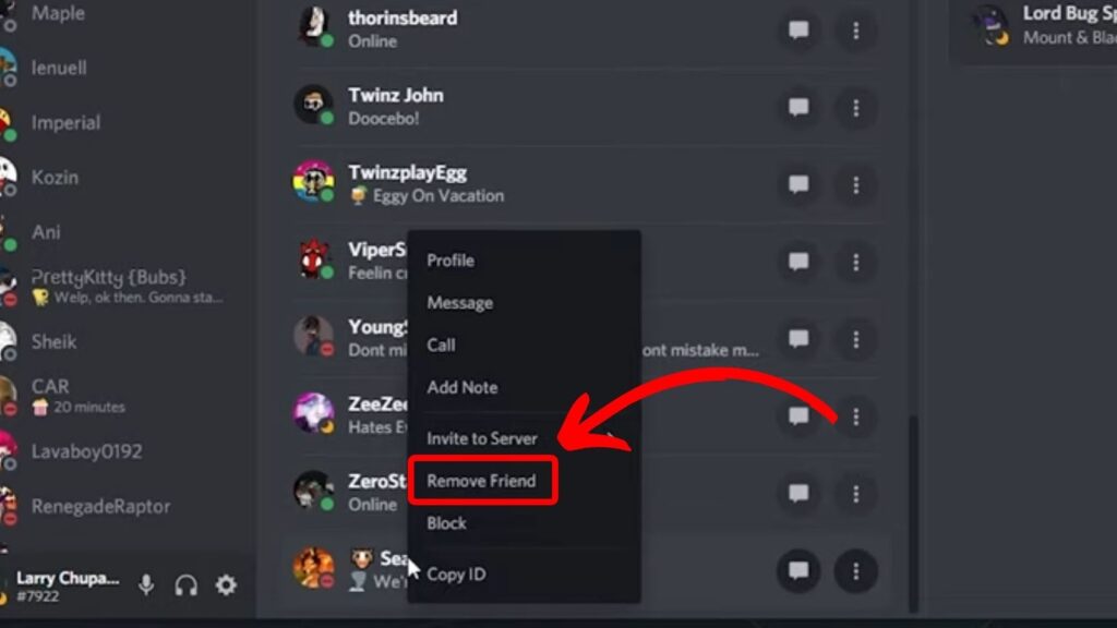 How to Unfriend Someone on Discord [ Solved ] - Alvaro Trigo's Blog