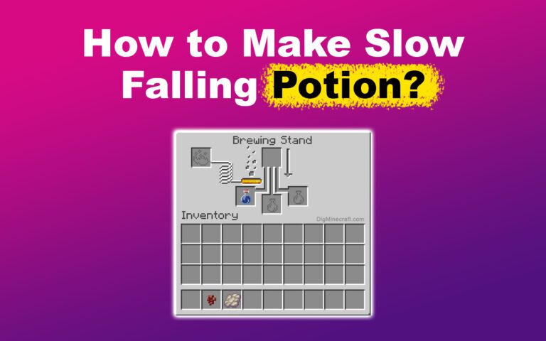 Make a Slow Falling Potion in Minecraft [ Easy Steps] - Alvaro Trigo's Blog