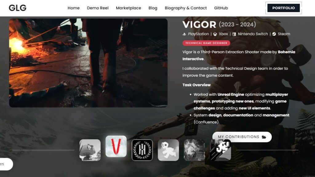 How to Make Your Game Design Portfolio [+ 13 Examples] - Alvaro Trigo's ...