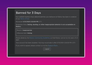 Roblox IP Ban [Por qué ocurre y cómo evitarlo]