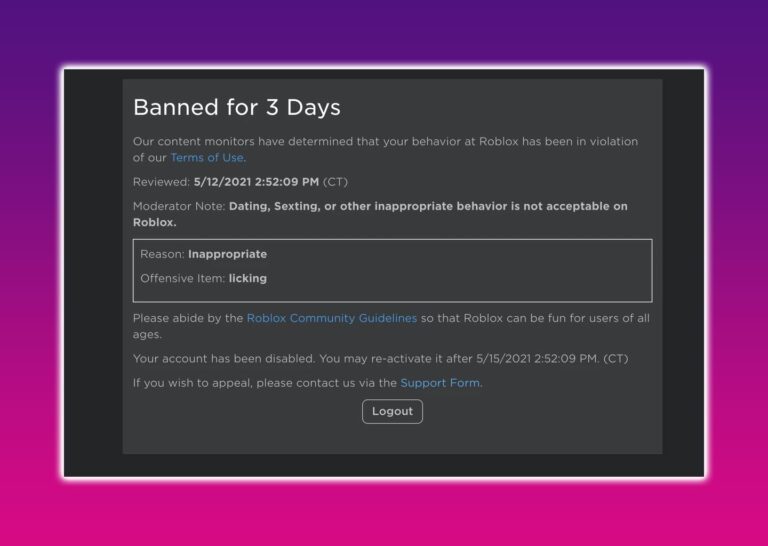 Roblox IP Ban [Por qué ocurre y cómo evitarlo]