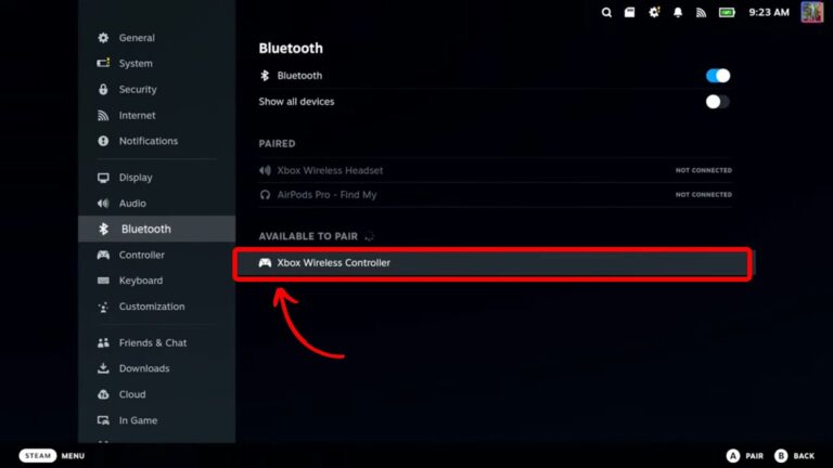 Connect Xbox Controller to Steam Deck [3 Easy Steps!] - Alvaro Trigo's Blog